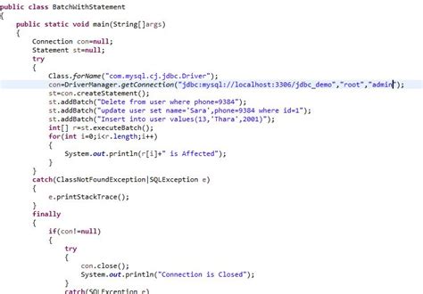Sathiya T On Linkedin Batch Execution Each Call To The Database Is