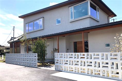 花ブロックがオシャレなナチュラル外構 Niwary 彦根・長浜・米原・東近江・近江八幡のエクステリア・ガーデン・外構工事 庭から