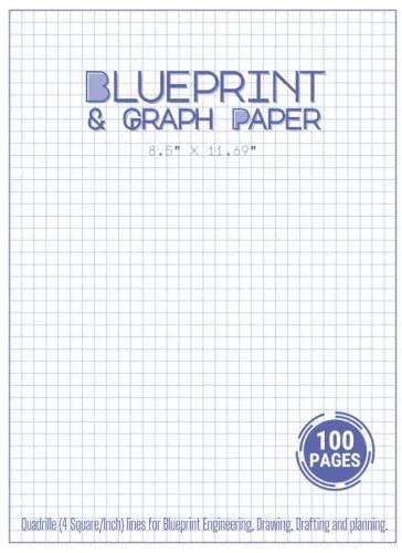 blueprint and graph paper designing project patterns and sketching your