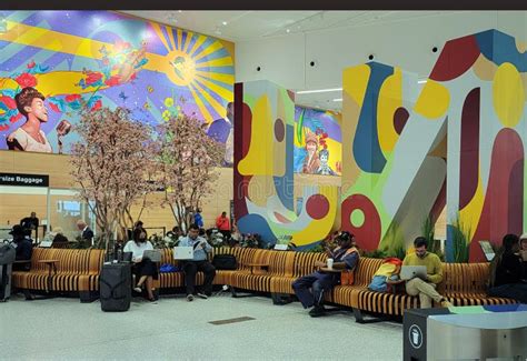 The New Terminal A In Newark Liberty International Airport In Nj