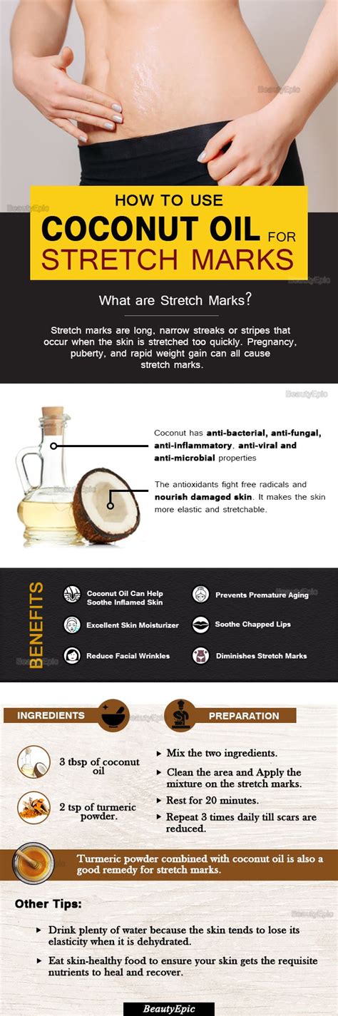 How To Use Coconut Oil To Remove Your Stretch Marks Stretch Marks
