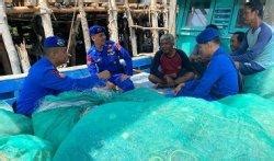 Sambang Nelayan Ditpolairud Polda Babel Ajak Nelayan Gunakan Hak Pilih