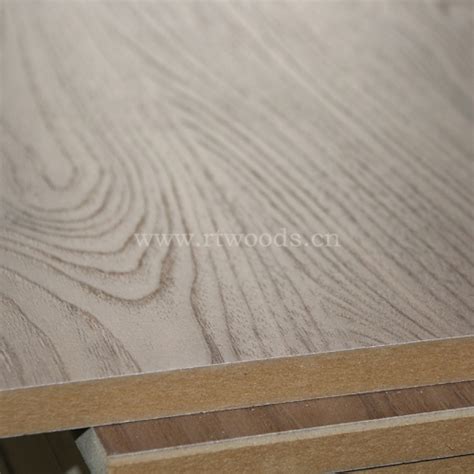 Melamine Mdf Panel Synchronized Melamine Faced Mdf