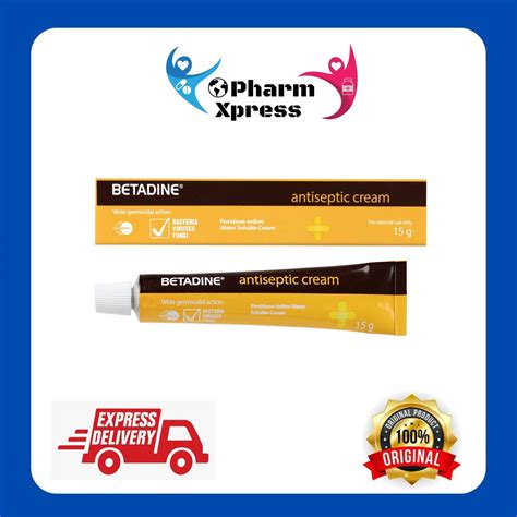 Betadine Antiseptic Cream 15g Lazada