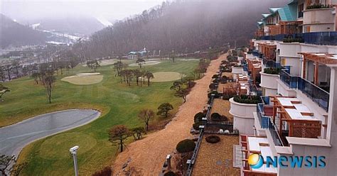 스키장이 보이는 소노펠리체 테라스하우스