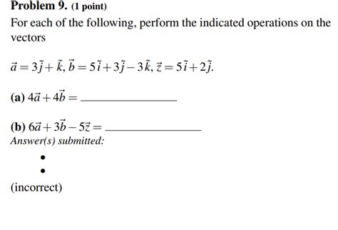 solved problem 9 1 point for each of the following