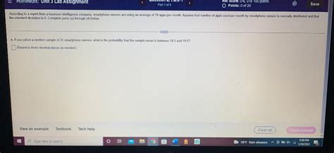 Solved Homework Unit Lab Assignment Part Of Score Chegg