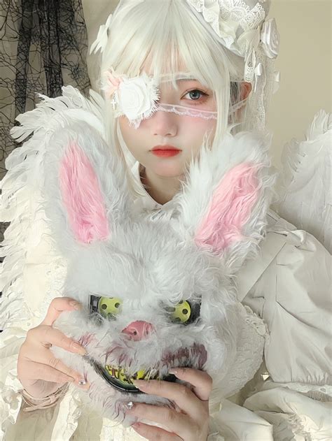 Jirai Kei Floral Eye Patch 4 Color Options