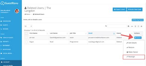Revoking Restoring Or Reassigning A Users Access