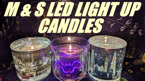 Marks Spencer Led Light Up Candles Demo Halloween Christmas Youtube