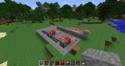 Analoge Redstone Counter Acts After 3 Times Button Power Minecraft Map
