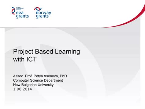 project based learning with ict pdf