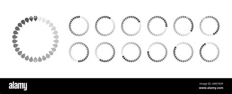 Circular Loading Buffering Icons Vector Stock Vector Image And Art Alamy