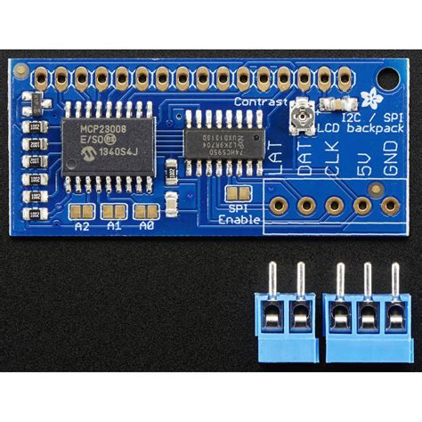 Adafruit I C And Spi Lcd Display Backpack Rapid Electronics