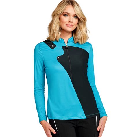 Jamie Sadock Colorblock Quarter Zip Pull Over Pga Tour Superstore