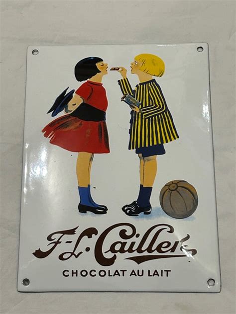 Enamel Sign Chocolate Au Lait Enamel Catawiki