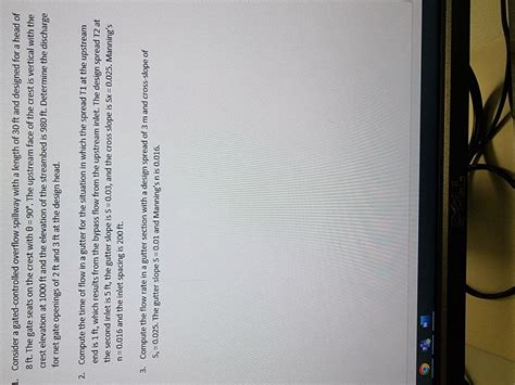 Answered 1 Consider A Gated Controlled Overflow Bartleby