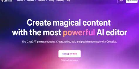 Cohesive Ai Copywriting Assistant Top Ai Tools