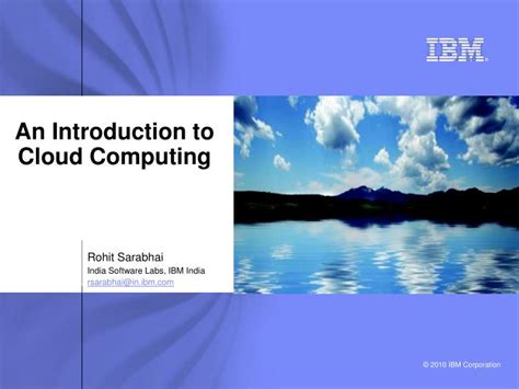Ppt An Introduction To Cloud Computing Powerpoint Presentation Free