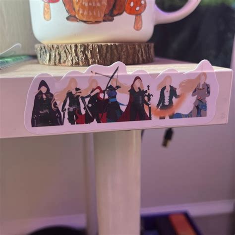 Throne Of Glass Covers Sticker Tog Com Hof Qos Eos Koa Sjm