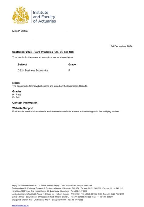 Hello Connections Excited To Share That Ive Cleared The 2nd Actuarial