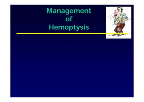 Hemoptysispdf For Medical Student Pg Study Ppt