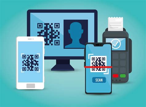 Qr Code Inside Smartphones Dataphone And Computer Vector Design Vector Art At Vecteezy