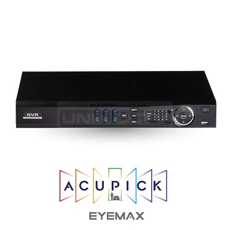 Eyemax 16ch Acupick Ai Nvr System 16 Poe Unix Cctv