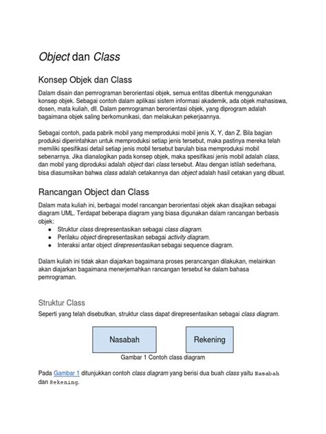 2 Object Dan Class Pdf