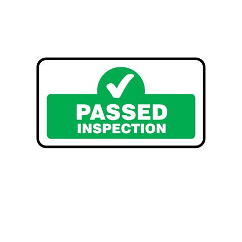 Midi Quality Assurance Passed Inspection Labels In Green Durable Adhesive