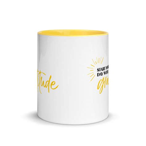 Good Morning Mug Motivational Mug Morning Gratitude Mug Etsy