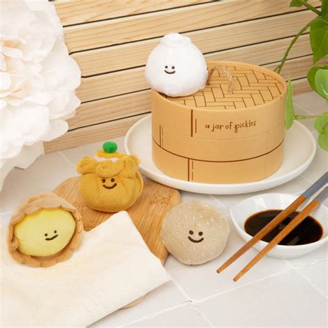 Mini Dim Sum Plushie Set Oh Shiny Balloons And Party Pasadena