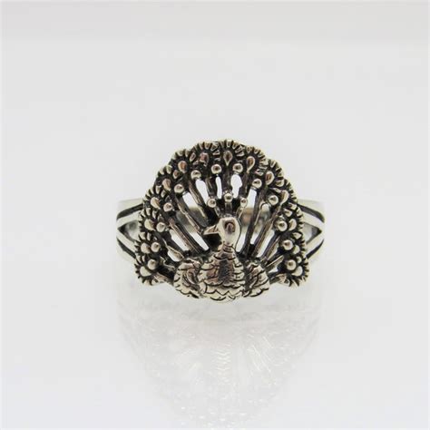 Peacock Ring Etsy