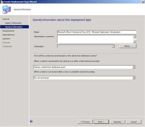Sccm 2012 How To Create Deployment Type For Applications In Sccm Sccm 2012 How To Create Deployment Type For Applications In Sccm