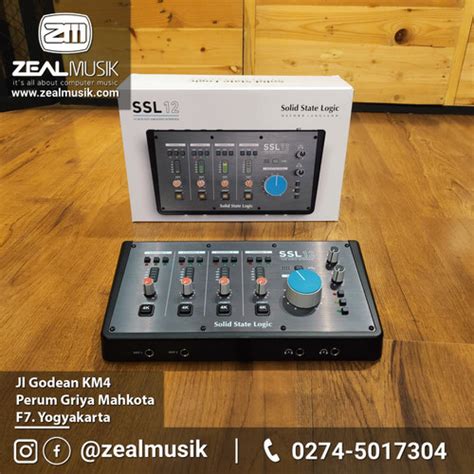 Jual Solid State Logic SSL12 USB Soundcard Audio Interface 4 Channel SSL 12 Kab Sleman Zeal