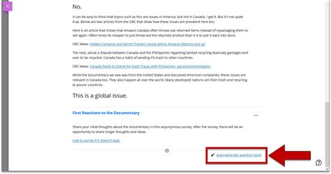 generating a question bank from a learn seneca blackboard ultra