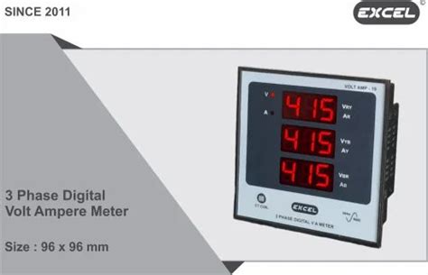 3 Phase Digital Ammeters And Voltmeter At ₹ 640 Piece 3 Phase