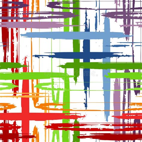 Abstract Colorful Brush Strokes Background Texture Stock Illustration Illustration Of