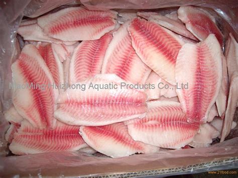 Hot Sale Frozen Tilapia Filletschina Huizhong Price Supplier 21food