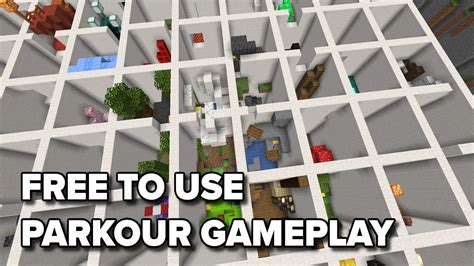 17 Minutes Of Minecraft Relaxing Parkour Free To Use Youtube