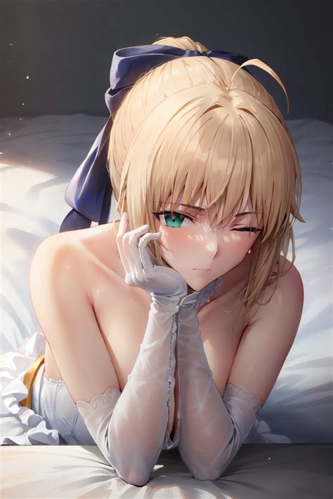 Rule 34 Ai Generated Artoria Pendragon Bangs Blonde Hair Blue Eyes