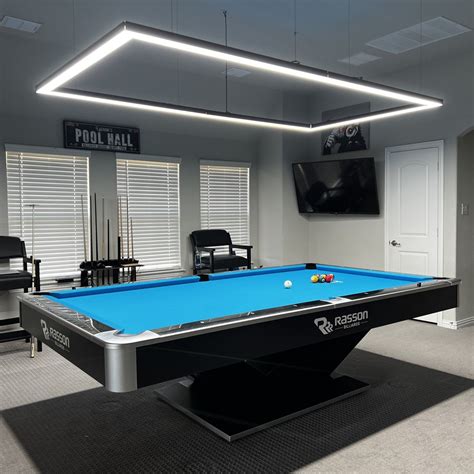 Modern Led Pool Table Light 7 8 9 Perimeter Etsy