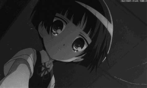 市松小雏 银仙 缲缲れ コックリさん 电波少女与钱仙大人 作画 远藤ミドリ 二次元 动漫 萌 狐仙 同人 人物 Tumblr  动态图 By Imaginary Otaku 黑白 花瓣网