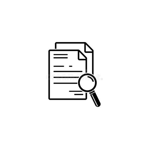 Document Icon Logo Vector Design Stock Vector Illustration Of Note