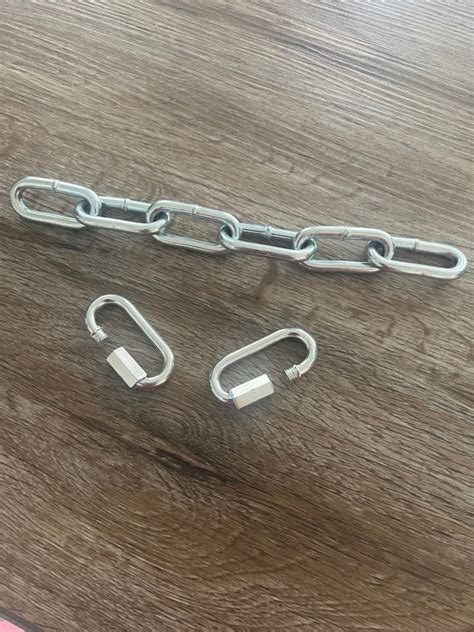 Connector Chain For Bondage Cuffs Restraints Spreader Bars Quick Link Adaptor BDSM Links Snap