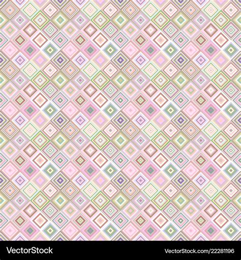 Repeating Diagonal Square Pattern Mosaic Tile Vector Image