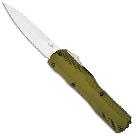 Kershaw Livewire Automatic Olive Green Aluminum Handle Stonewashed