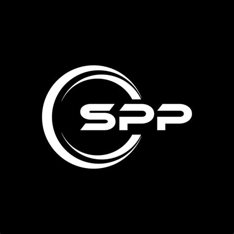 Spp Letter Logo Design In Illustration Vector Logo Calligraphy