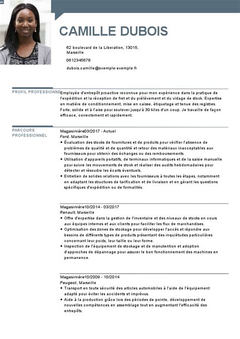 Exemple De Cv Magasinier Cariste Exemple Cv Curriculu Vrogue Co