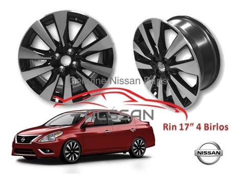 Juego De Rines Bitono Versa Nissan Original Meses Sin Intereses